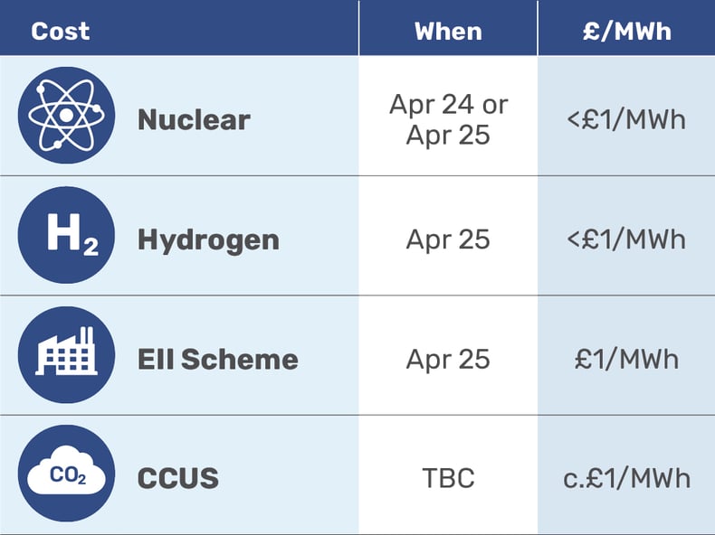 More government policy subsidies added to energy invoices